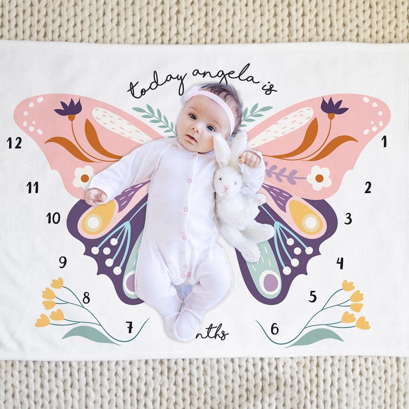Baby Milestone Blanket - Etsy