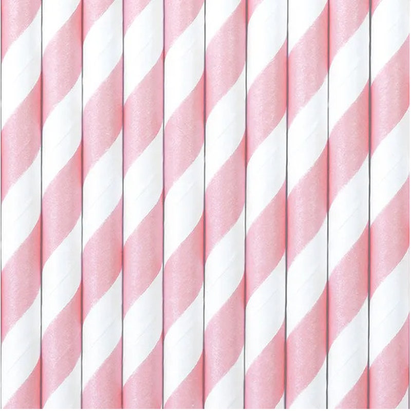 Light Pink Straws - Etsy