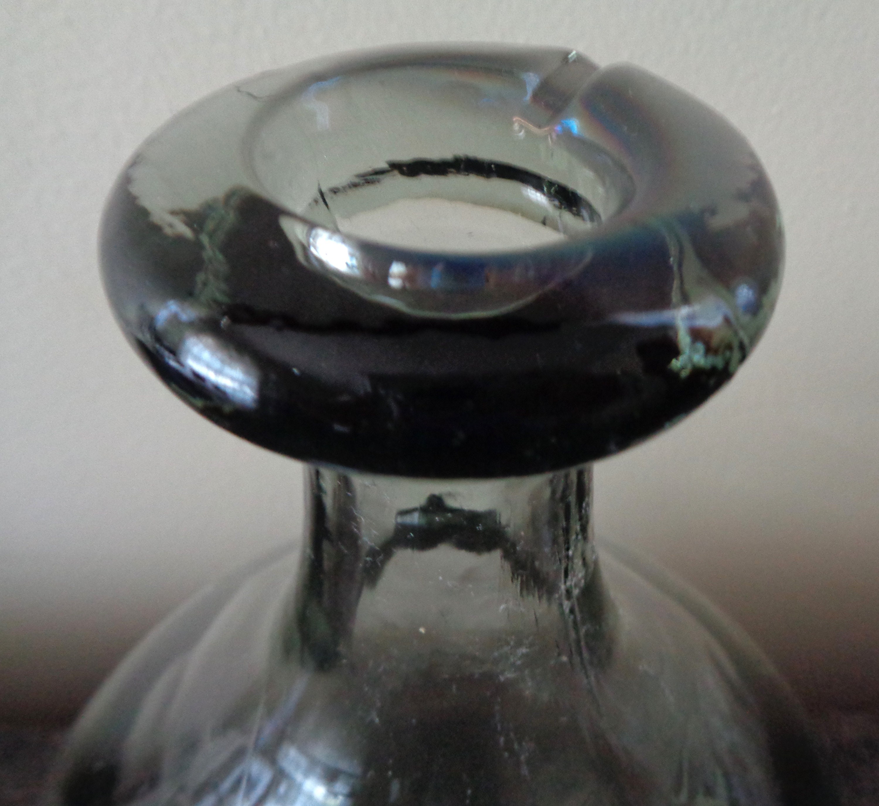Vintage Large Holmegaard Viking Decanter Greenish Gray Glass - Etsy