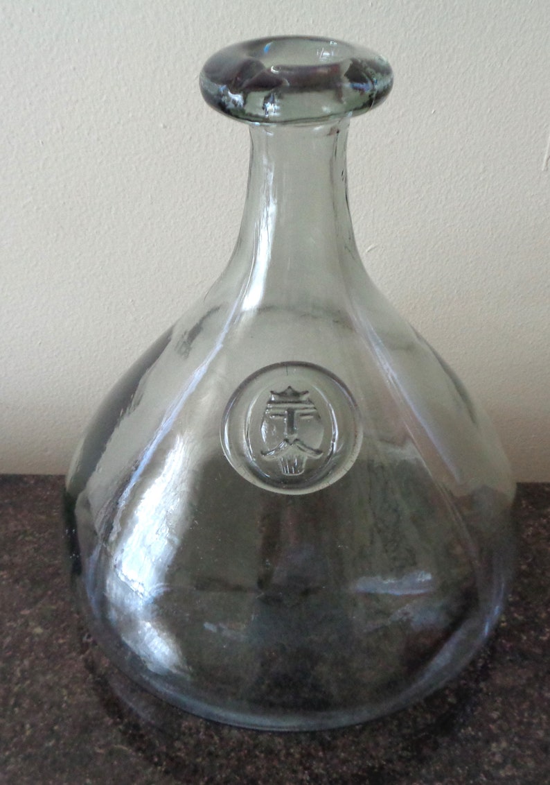 Vintage Large Holmegaard Viking Decanter Greenish Gray Glass - Etsy