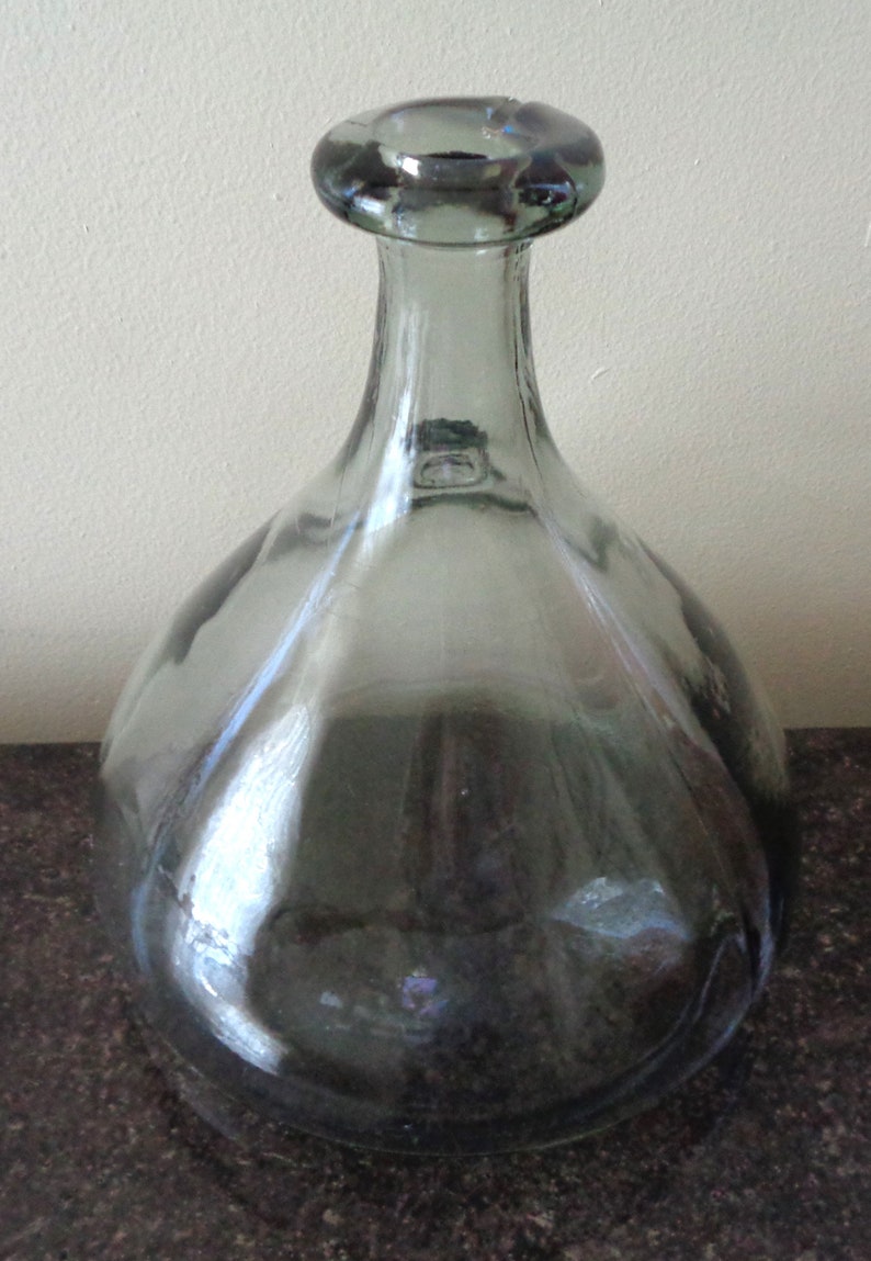 Vintage Large Holmegaard Viking Decanter Greenish Gray Glass - Etsy