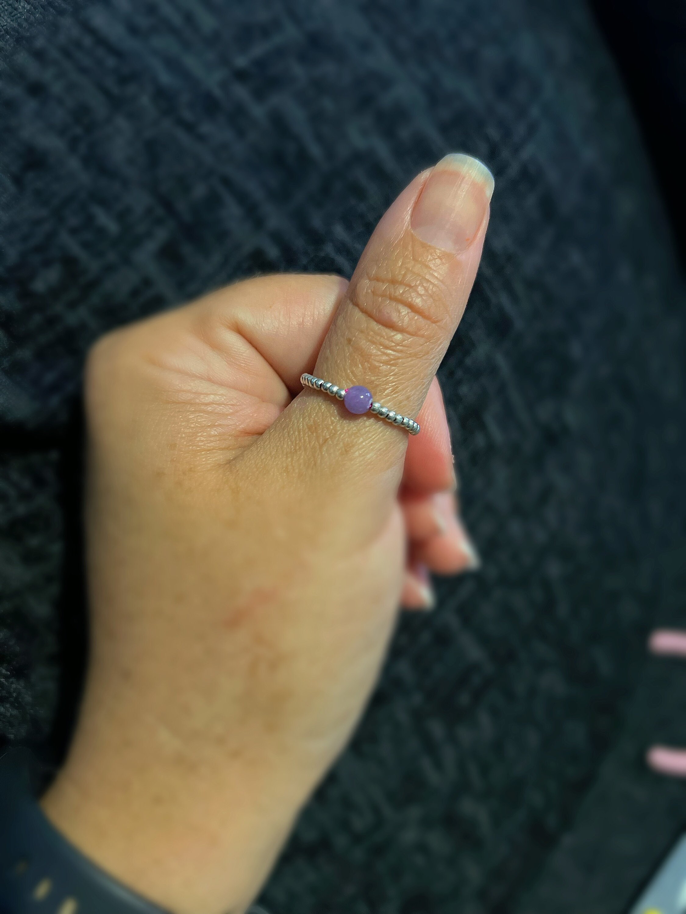 Crystal Thumb Rings Etsy