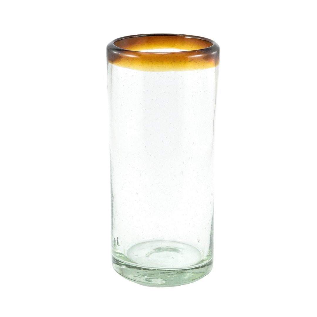 Drinking Glass RIM Amber Highball Classic 330ml - Etsy