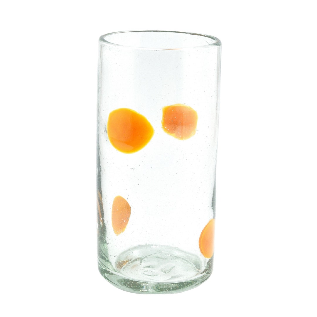 Drinking Glass SPLASH Orange Highball Classic 330ml - Etsy