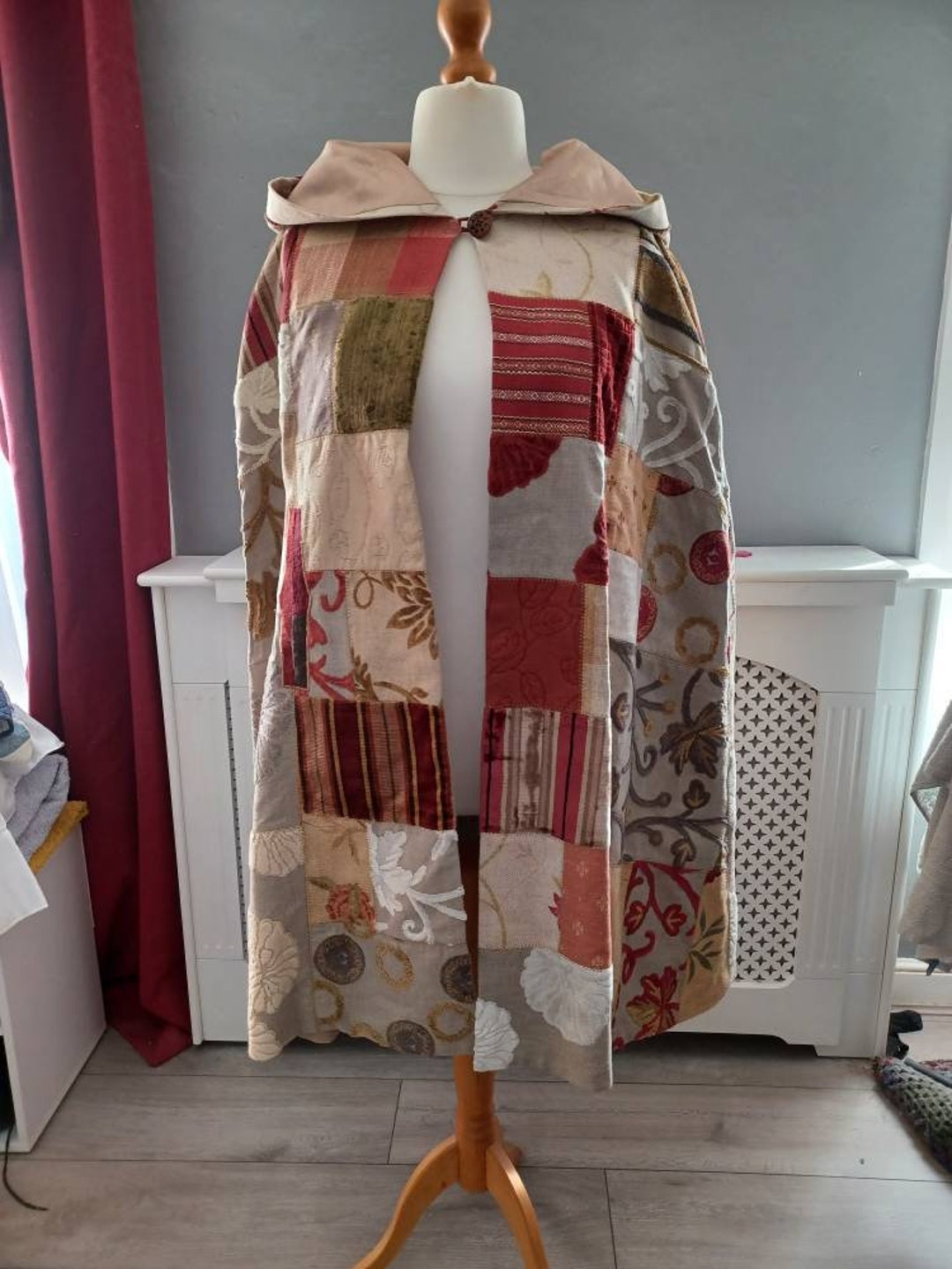 Streampunk Patchwork Cloak - Etsy