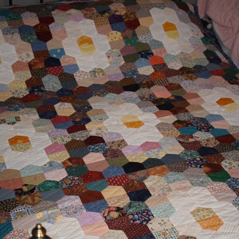 Hexagon Quilt - Etsy