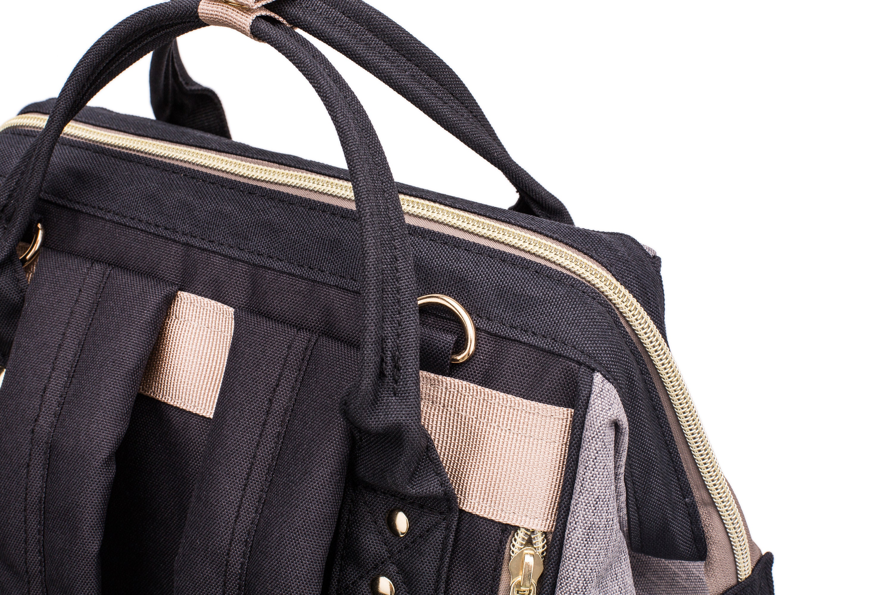 Multi-purpose Baby Diaper Bags - Pink/gray - Etsy