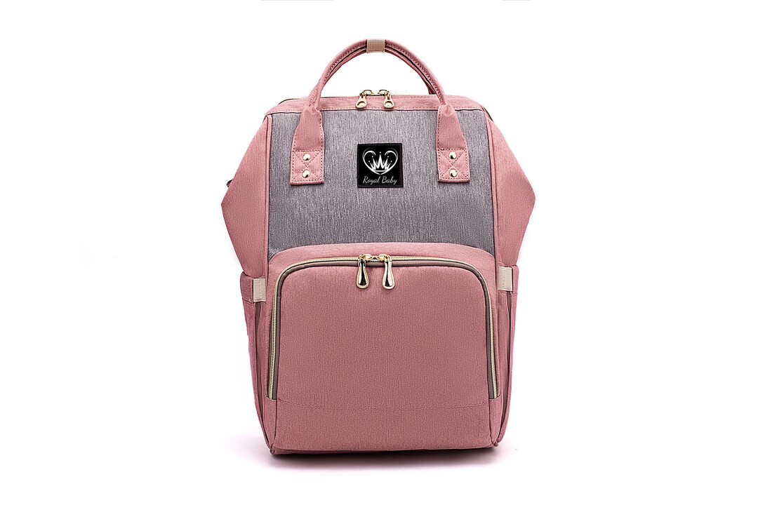 Multi-purpose Baby Diaper Bags - Pink/gray - Etsy