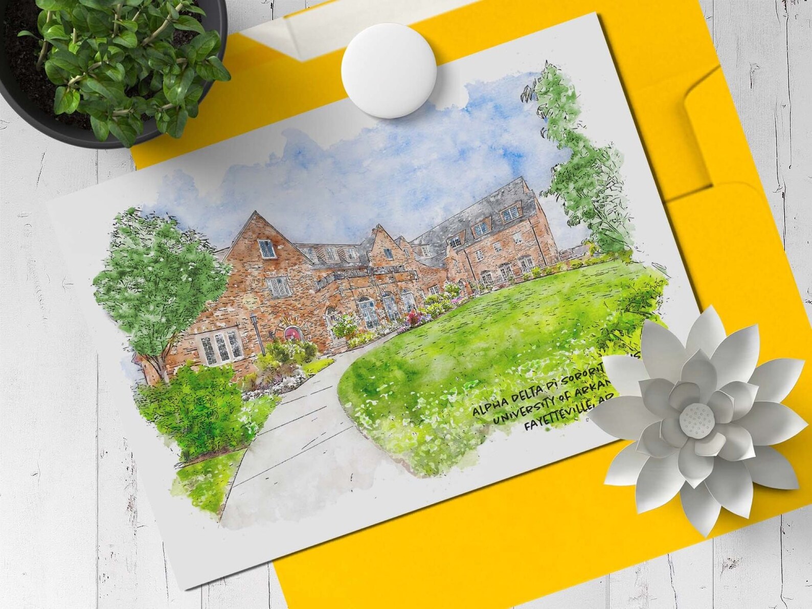 Alpha Delta Pi Sorority House at the University of Arkansas, UARK ...