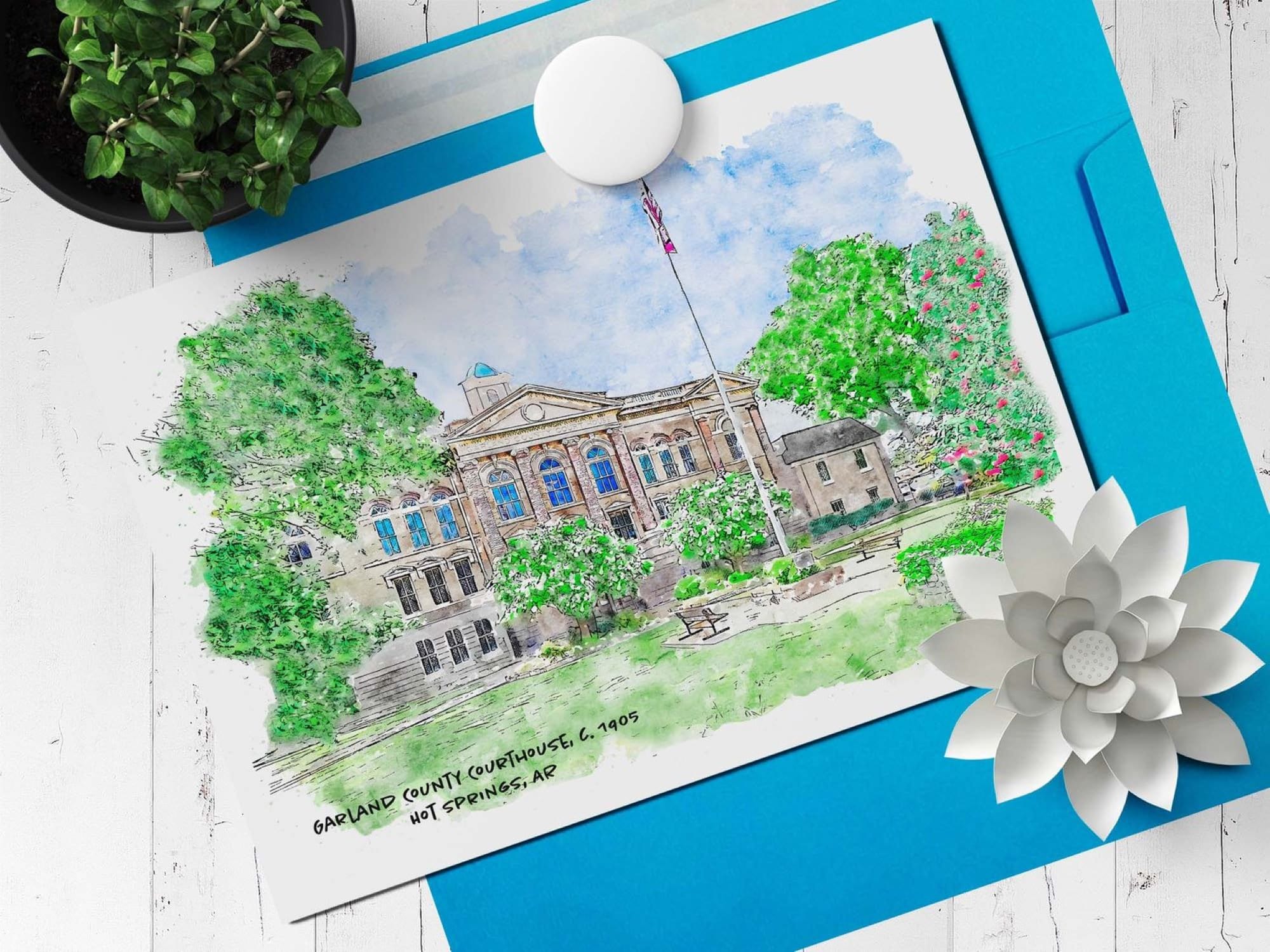 Garland County Courthouse, Hot Springs, Arkansas, Arkansas Art ...