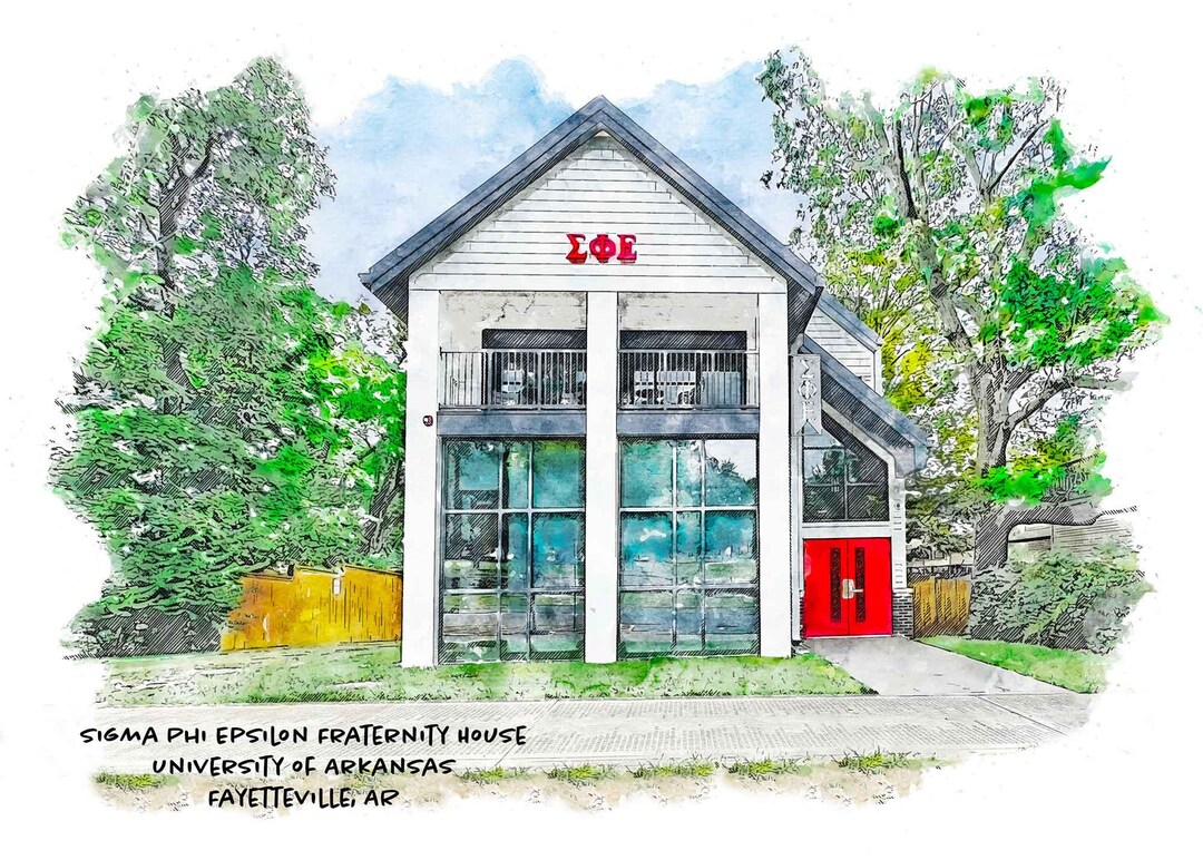 Sigma Phi Epsilon Fraternity House at UARK, Arkansas Alpha Chapter, Art ...