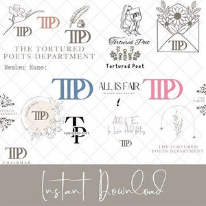 The Tortured Poets Department 30 Piece Bundle PNG, New Album Era, TTPD ...