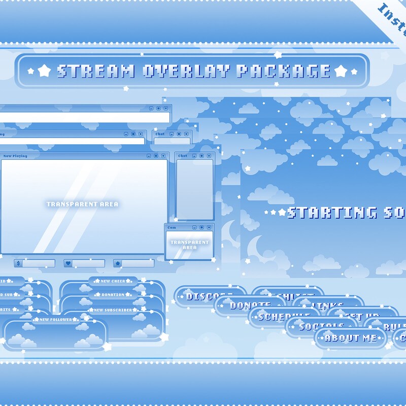 Windows Twitch Overlay - Etsy
