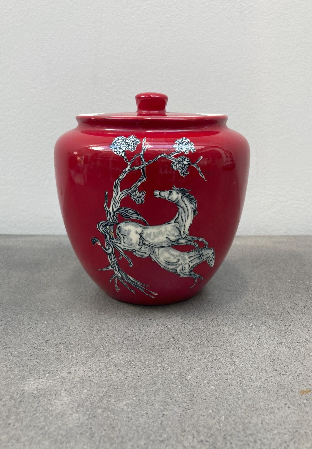 Crown Devon Pegasus Storage Jar - Etsy