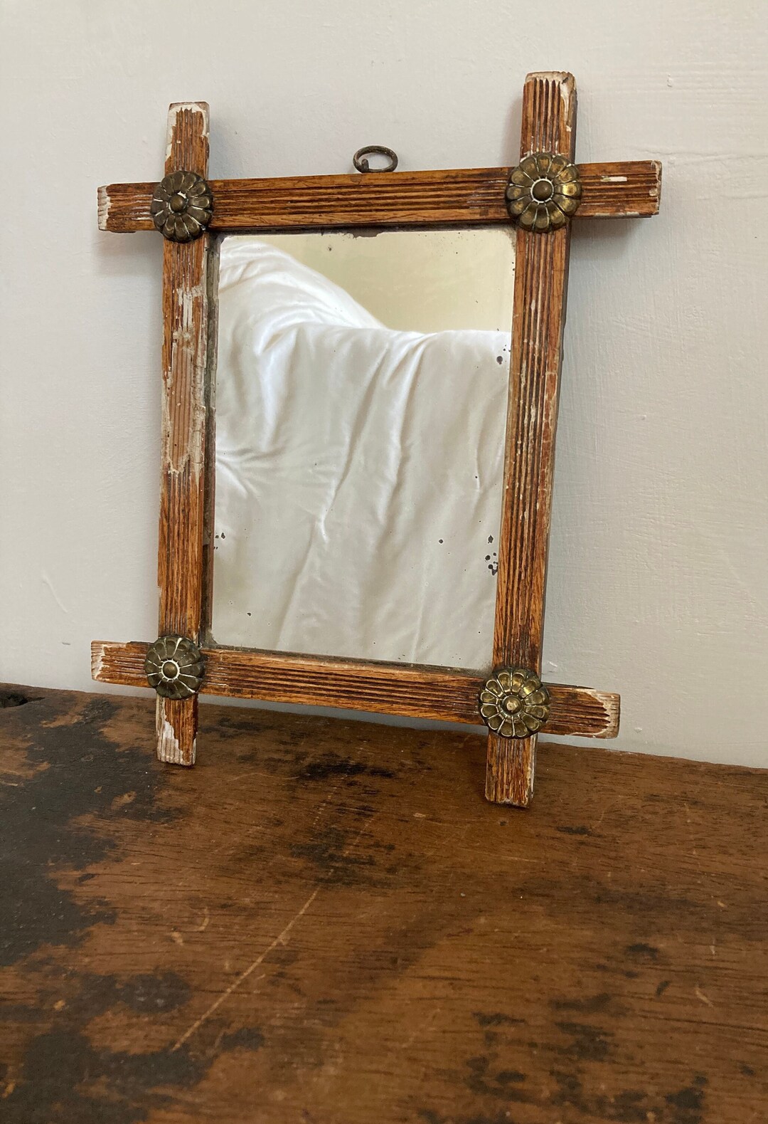 Small Edwardian Wall Mirror - Etsy