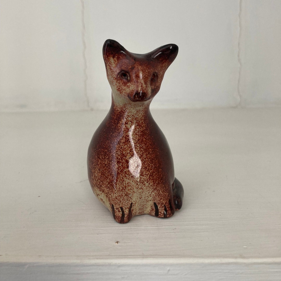 Studio Pottery Cat - Etsy