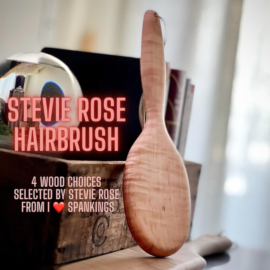 Stevie Roses Hairbrush Spanking Paddle Choose From 4 Beautiful ...