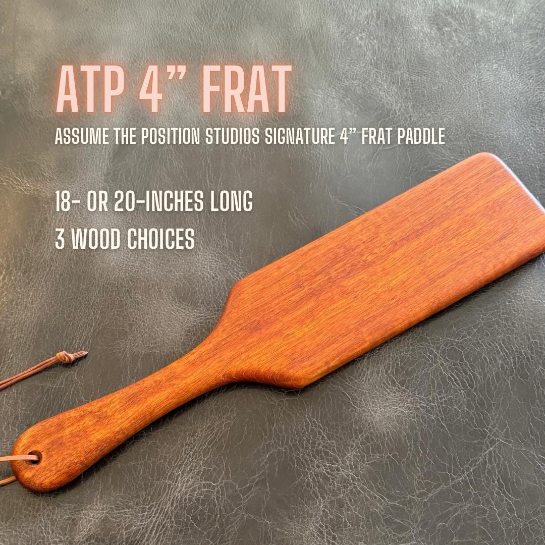 ATP 4” Wide Signature Frat Spanking Paddle: Available in 2 Lengths ...