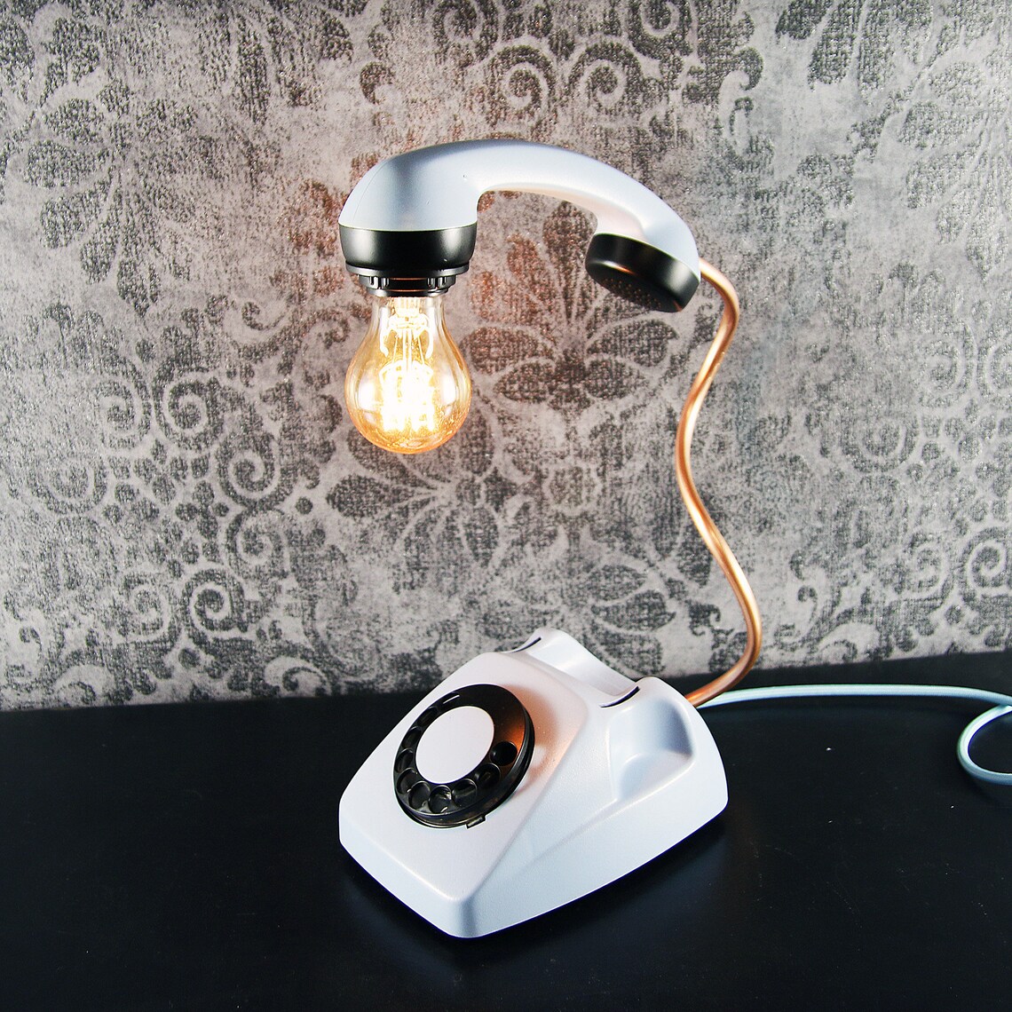 Telephone Retro Lamp Pastel Blue Vintage Retro Decorations - Etsy