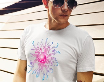 Circuit Board Shirt - Etsy