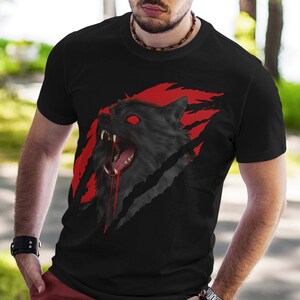 Wolf Shirt, Werewolf Shirt, Werewolf Clothing, the Howling Werewolf ...