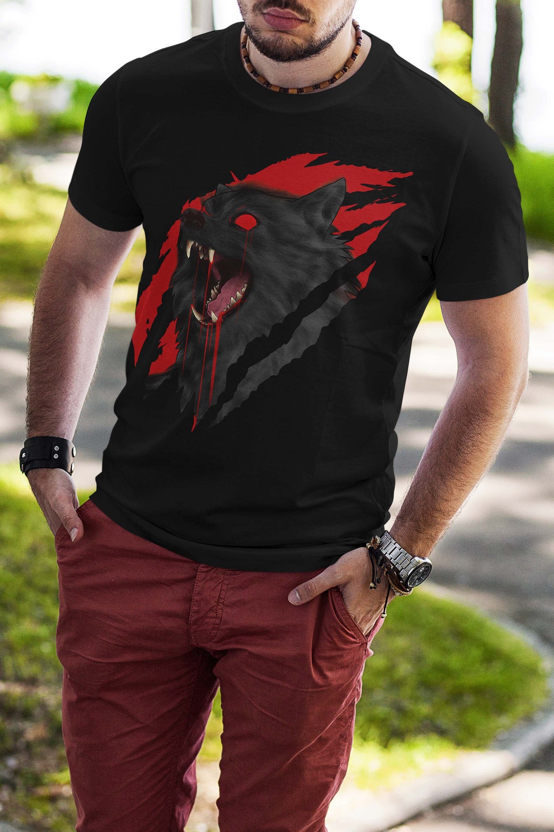 Wolf Shirt Werewolf Shirt Werewolf Clothing the Howling - Etsy