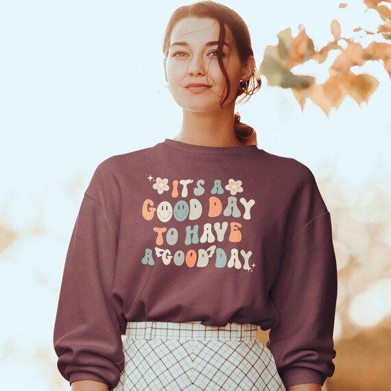Vsco Sweatshirt Aesthetic Clothes Positive Vibes Shirt - Etsy