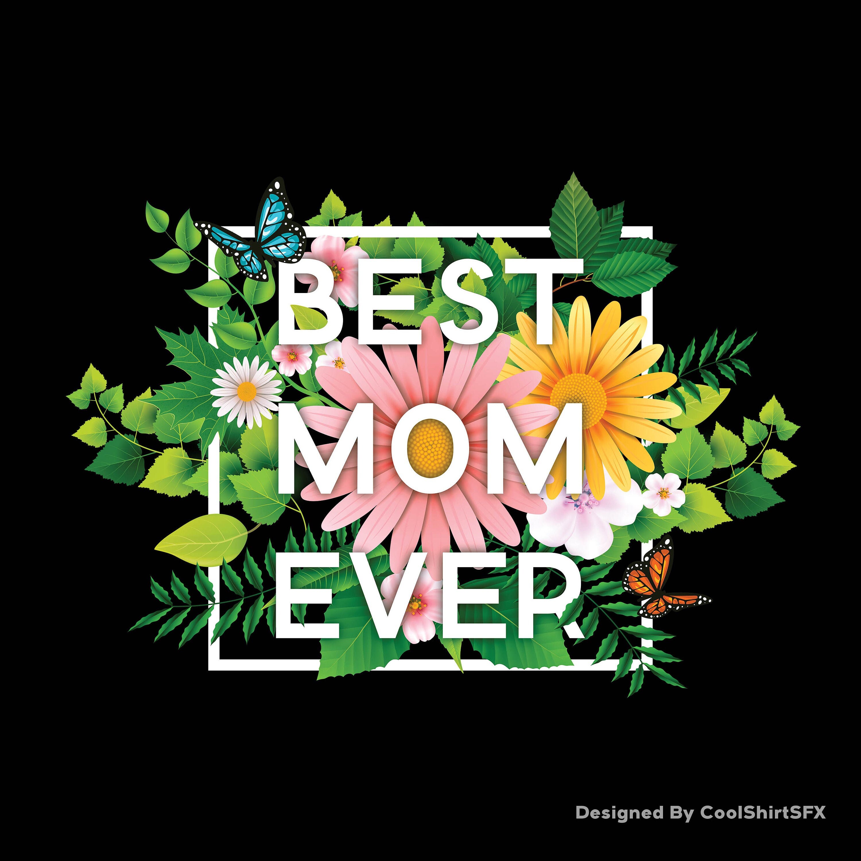 Best Mom Ever Shirt Mothers Day Gift Spring Flowers Shirt - Etsy Canada