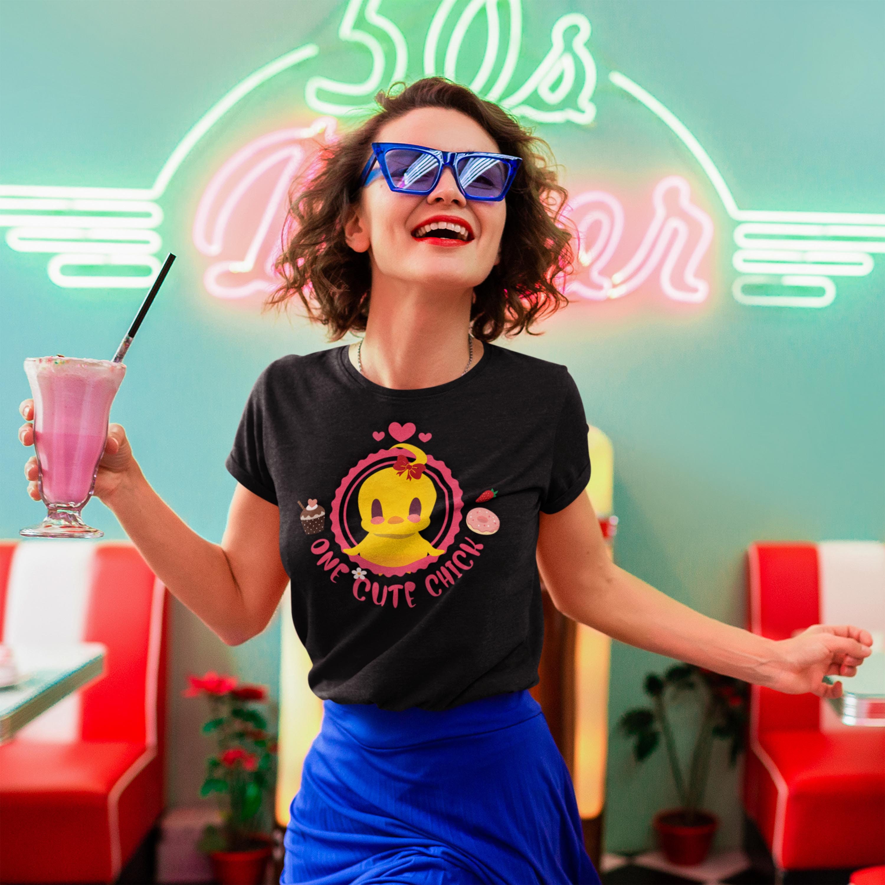 One Cute Chick Shirt Cute Shirts for Girls Cute Gift for - Etsy Canada