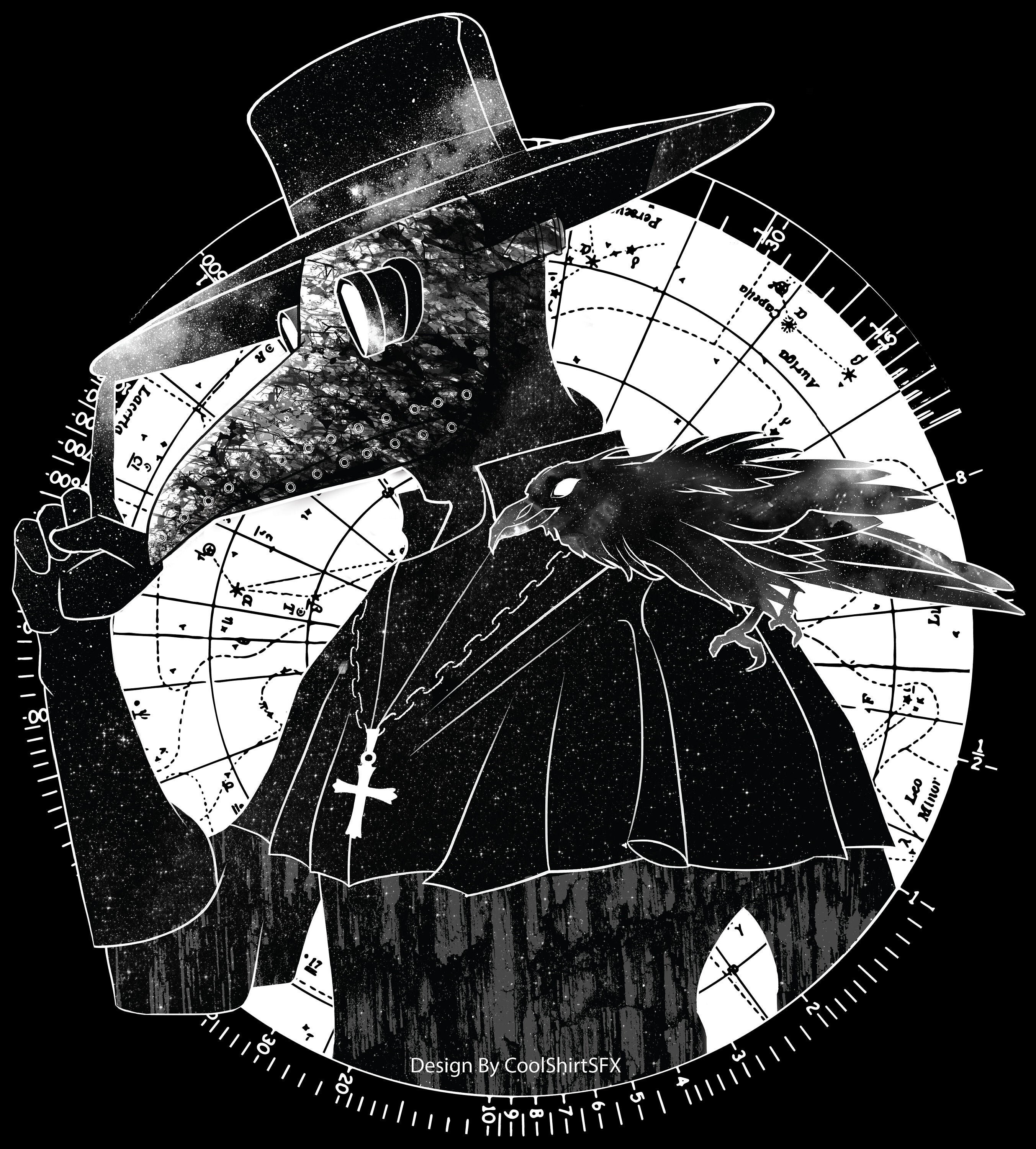 Plague Doctor T-shirt Horror Shirt Dark Aesthetic Spooky - Etsy