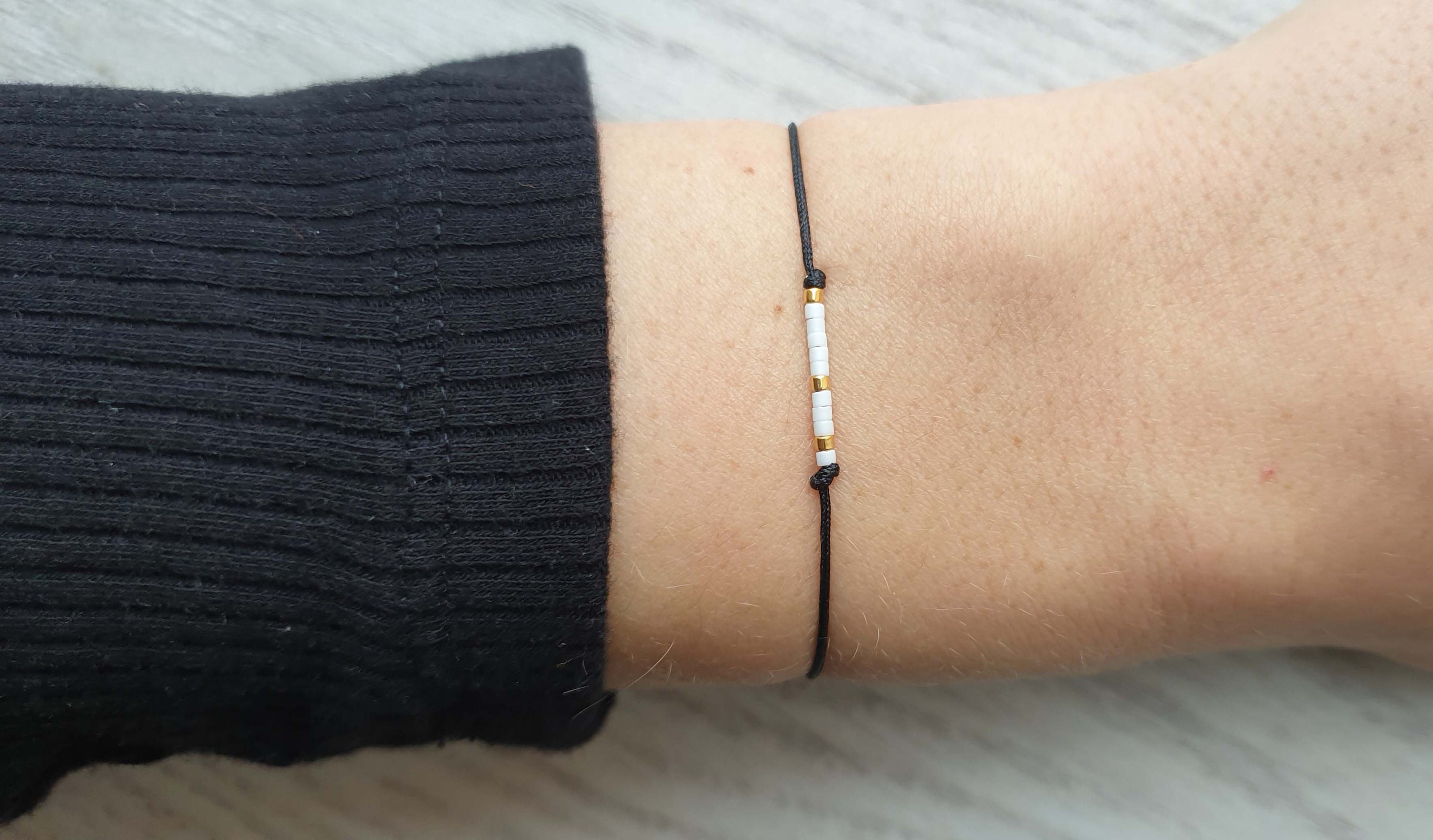 Bff Morse Code Bracelet Best Friend Forever T Bracelet Etsy