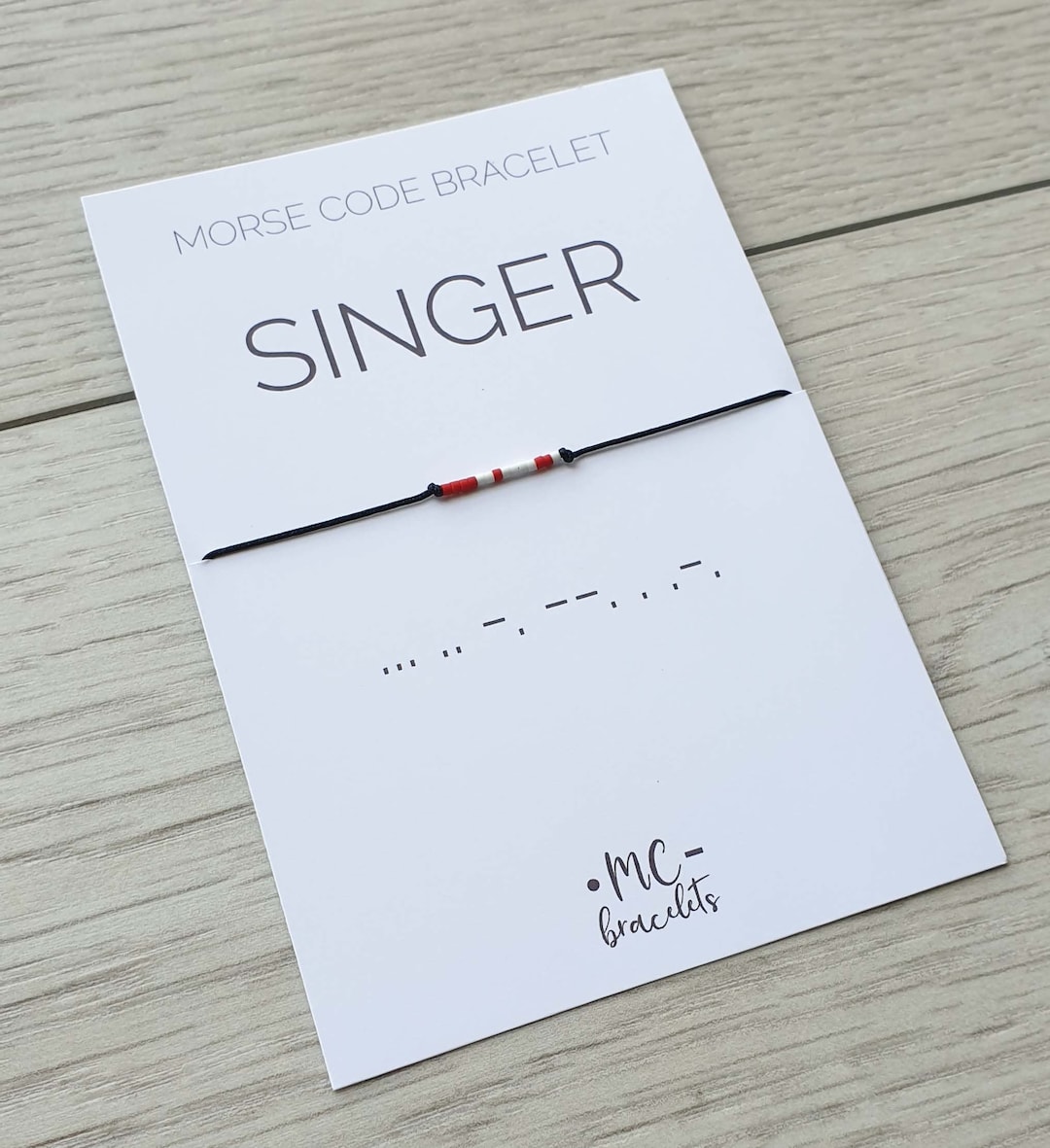 Singer Morse Code Bracelet: Miyuki Bead Jewelry Gift - Etsy