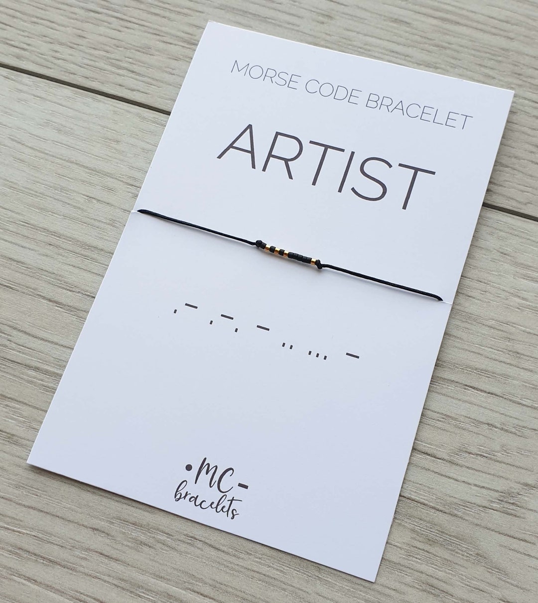 Artist Morse Code Bracelet, Artist Jewelry, Artist Gift, Morse Code ...