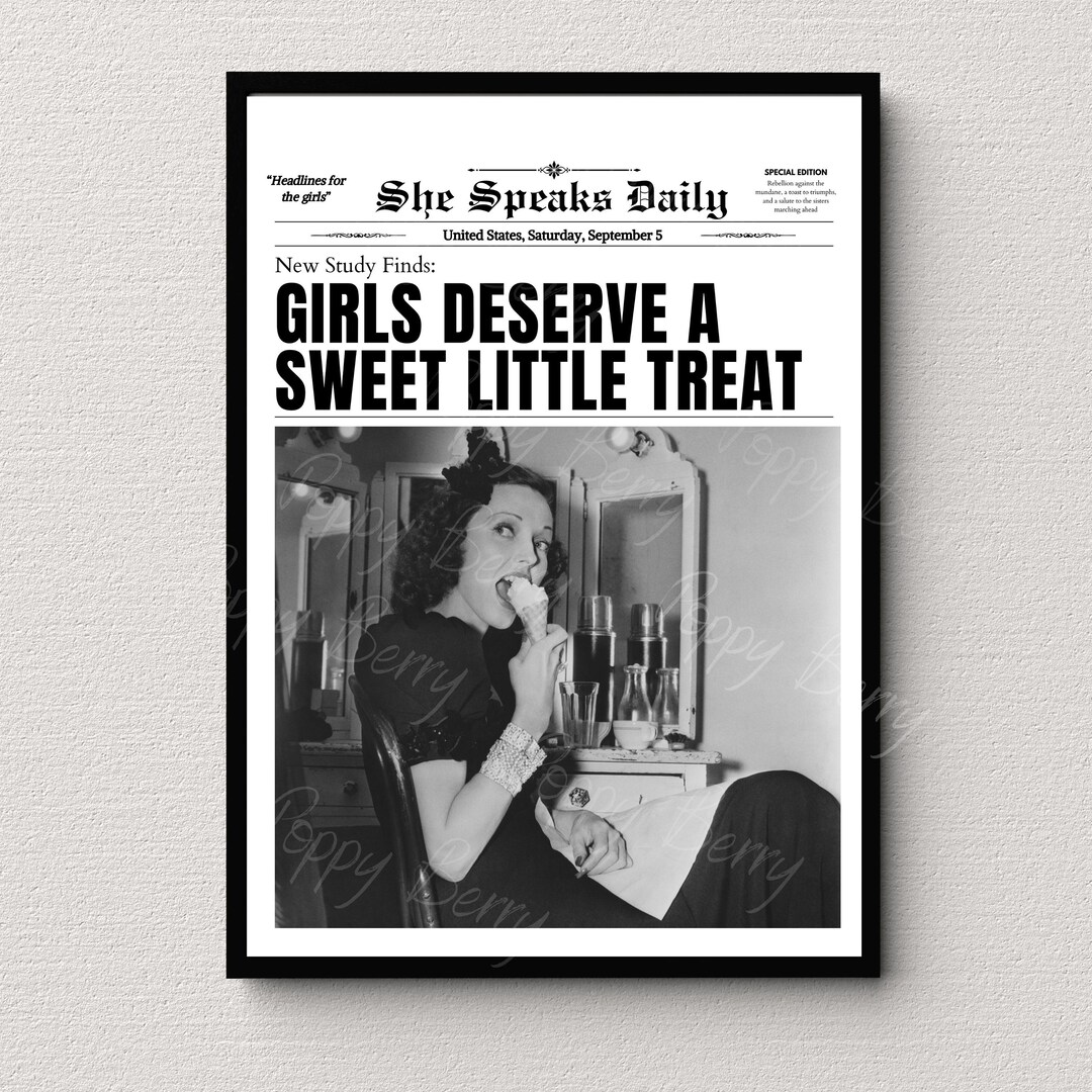 Sweet Little Treat, Newspapers Print, Meme Prints, Hot Girls Poster ...