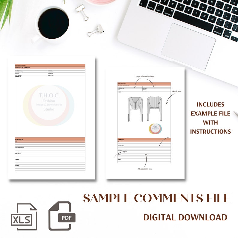 Tech Pack Sample Comments File, Excel Garment Sample Comments Sheet ...