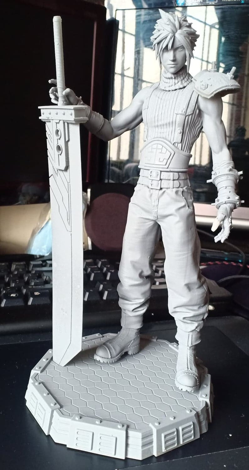 Cloud Strife Stl Files 3d Print Ready - Etsy