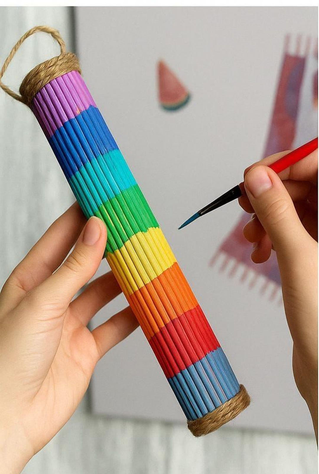 DIY Rain Stick Painting Kit – Kids' Activity Set - Etsy