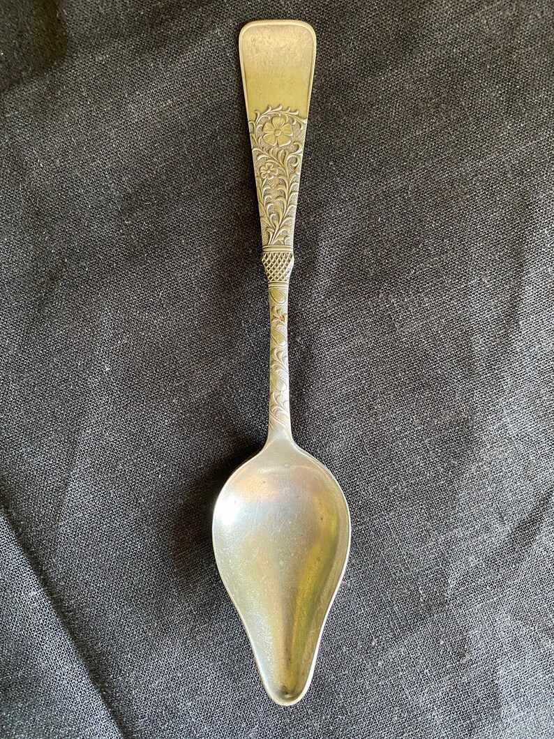 Antique Sterling Silver Mustache Spoon - Etsy