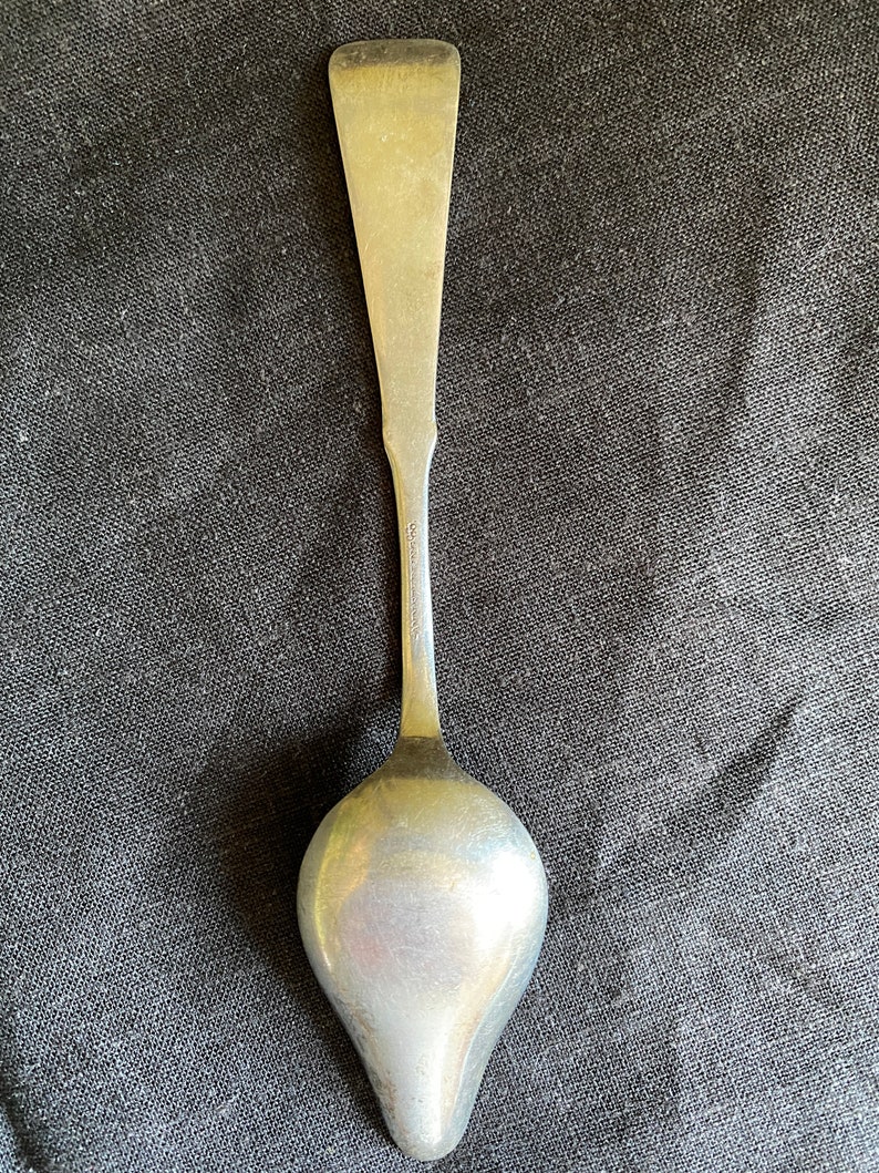 Antique Sterling Silver Mustache Spoon - Etsy
