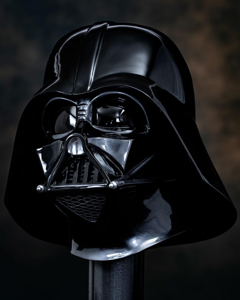 ESB Darth Vader Helmet off Original - Etsy
