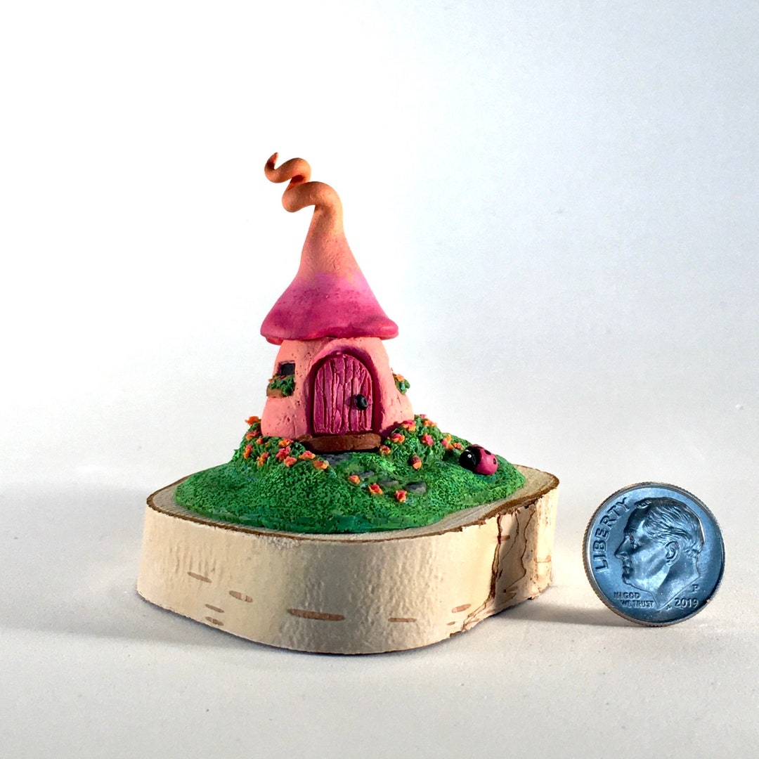 Ladybug Bungalow Fairy House Fairy Garden Terrarium Decor - Etsy