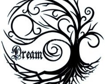 Dreaming Tree Svg - Etsy UK