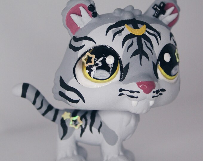 Littlestpetshop Grey Tiger Custom OOAK - Etsy