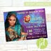Descendants Uma Birthday Invitation - Party Printable - No Instant ...