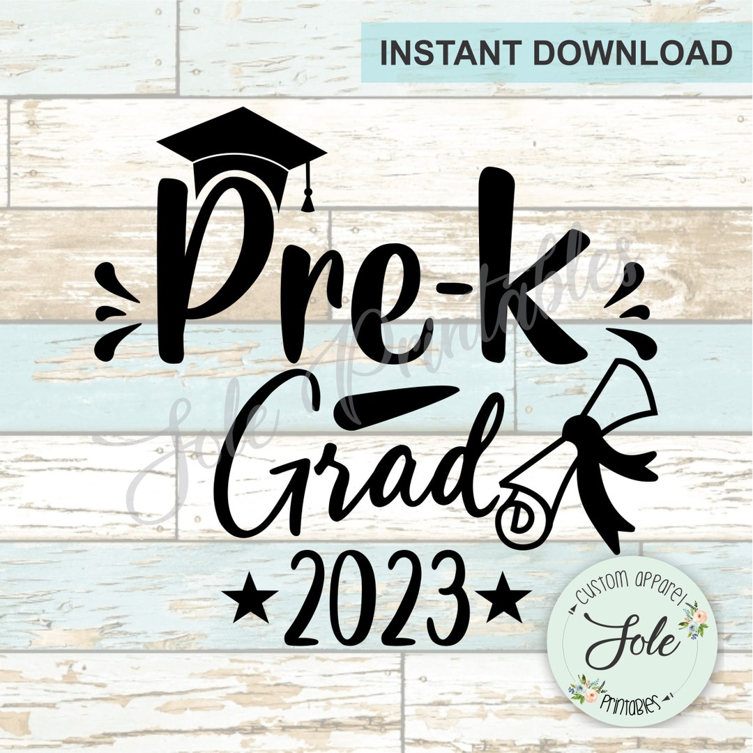 Pre-k Class 2023 School Graduation, Elementary School Graduated, Pre ...
