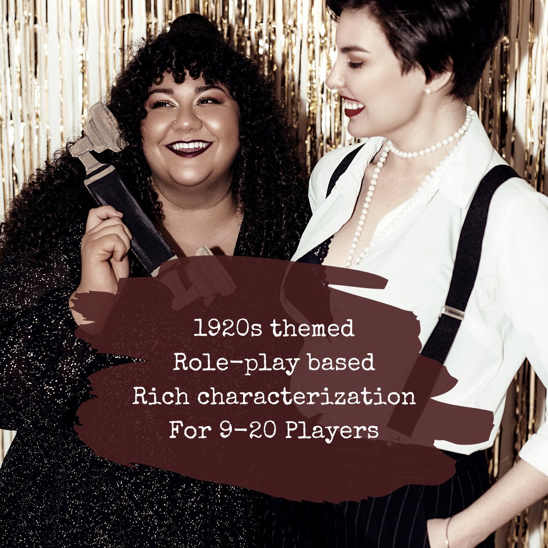 1920s Murder Mystery Party Kit • Gatsby Party • Murder Mystery Roleplay ...