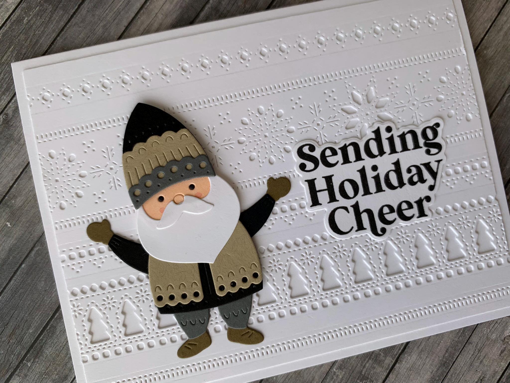 Sending Holiday Cheer Card - Etsy