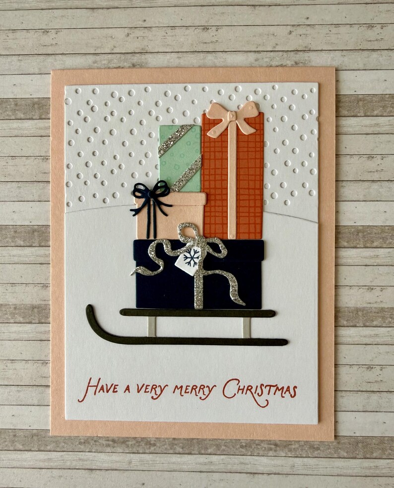 Very Merry Christmas Card - Etsy