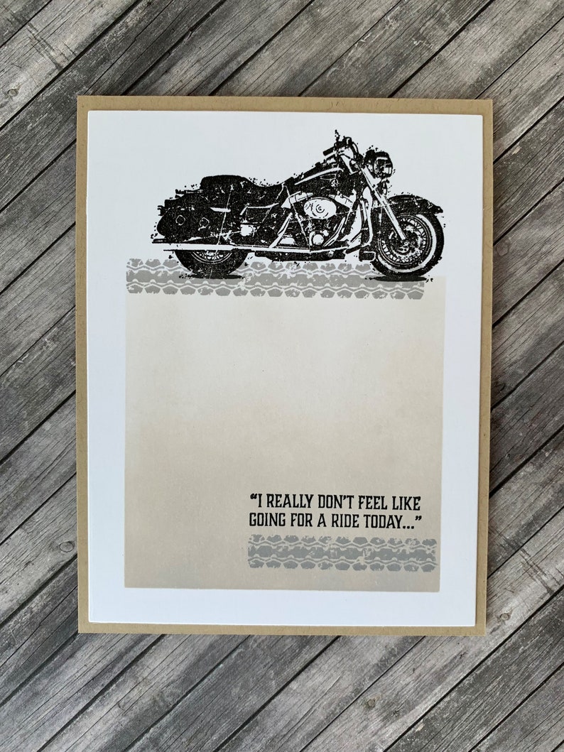 Motorcycle Card - Etsy