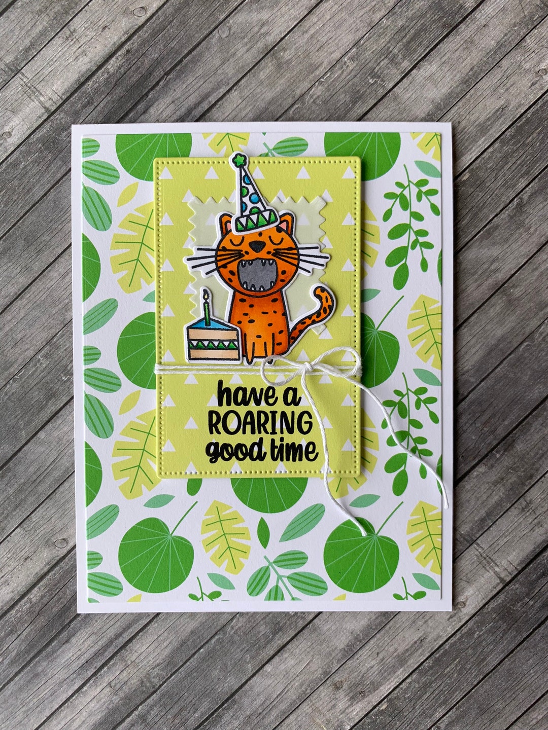 Have A Roaring Good Time Card - Etsy